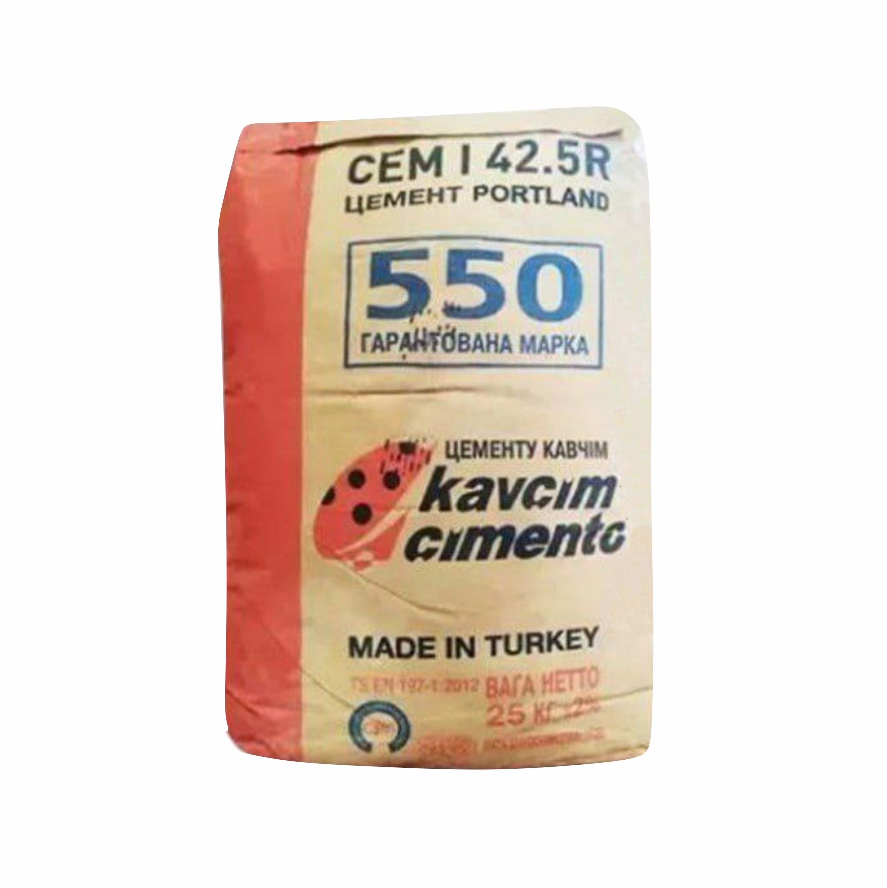 Цемент KAVCIM/OYAK/ASHKALE ЦЕМ I - 42,5R Турция 25кг - Торговый Дом "Рубин"